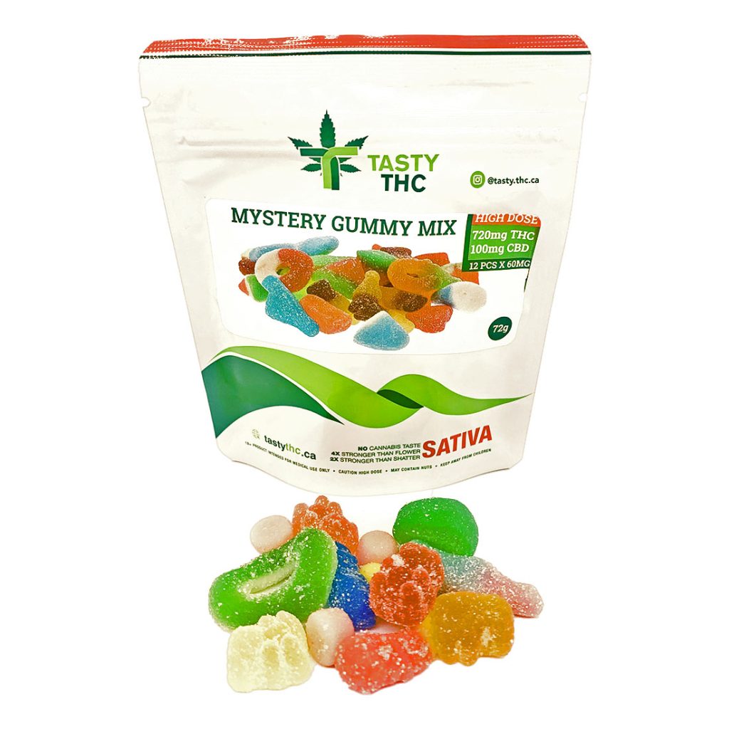 12 Pcs of High Dose THC Gummies - Best THC Edibles